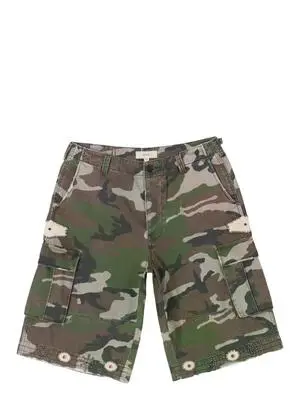 BLDG4 Sophia Grand Stud-embellished Cargo Shorts - Multicolour