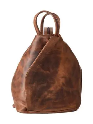 BEDROOM ATHLETICS Bedroom Athletics Totti Distressed Leather Backpack