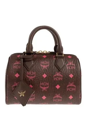 Mcm Ella Boston Bag - Pink