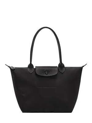 Longchamp Le Pliage One Nylon Shoulder Tote - Black