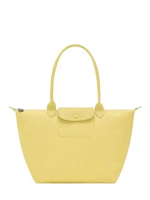Longchamp Le Pliage Nylon Shoulder Tote - Lime