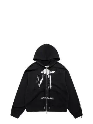Matieres Fecales Cul Hoodie Knit Sclera - Black