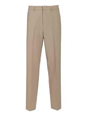 Emporio Armani Seersucker Tailored Pants - Nude