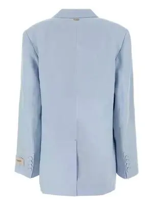Agnona Single-breasted Blazer - Blue