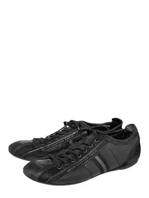 LOUIS VUITTON Cosmos Nubuck Leather Sneakers - Black