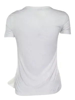 Red Valentino Lace-bow Detail Jersey T-shirt - White