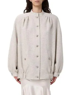 Alessandra Rich Textured Jacket - Beige