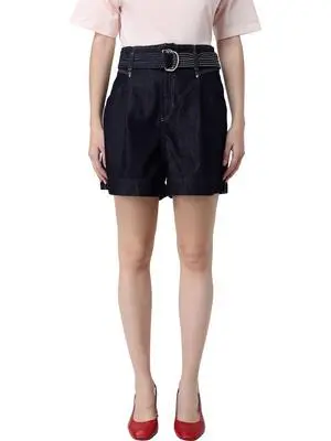 BOSS BOSS Denim Shorts With Graphic Print And Belt