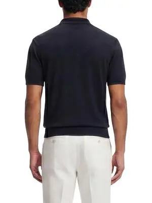 BOSS Knit Polo Shirt - Blue