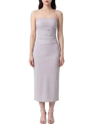 Patrizia Pepe Jersey Midi Dress - Grey