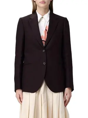 Paul Smith Single Breasted Linen Blazer - Violet