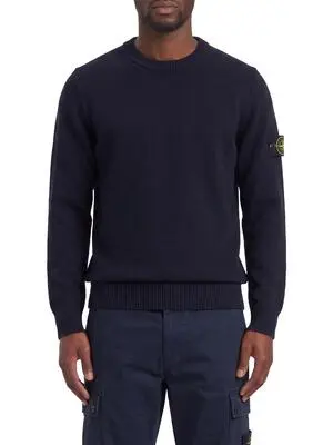 Stone Island Crew Neck Sweater - Blue