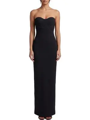 Solace London Long Evening Dress - Black