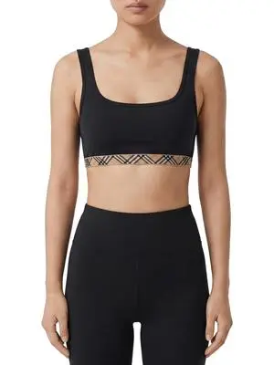 Burberry Burberry Logo Band Top Black