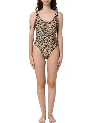 Norma Kamali Animal Print Polyester One Piece Swimsuit - Multicolor