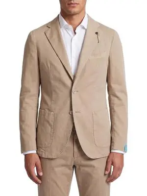 SANTANIELLO Tailored Blazer - Brown