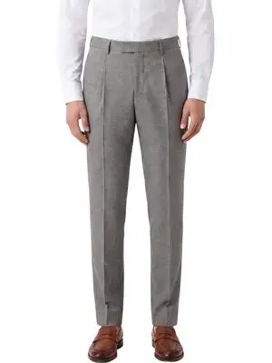 PT TORINO Stretch Virgin Wool Chino Trousers - Grey