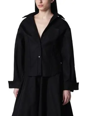 BALENCIAGA Balenciaga Classic Cocoon Shirt In Double Cotton