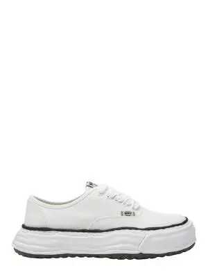 Mihara Yasuhiro Canvas Low Top Sneakers - White