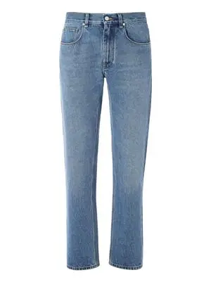 Fendi Straight-cut Denim Jeans - Blue
