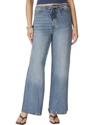 Splendid Lounge Denim Wide Leg Pant - Indigo