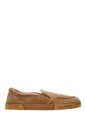 Saint Laurent Dolce & Gabbana Portofino Slip-on Sneakers - Brown