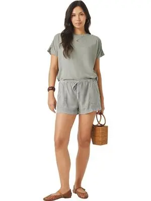 Splendid Rosalie Short With Drawstring Waist - Lead