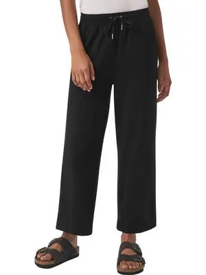 Splendid Supersoft Crop Wide Leg Pant - Lemon Drop