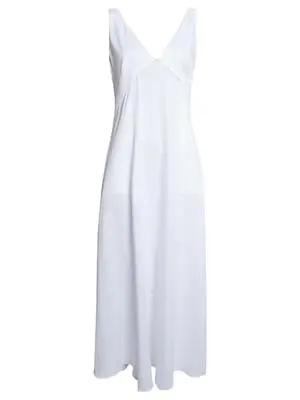 Leset Yoko Cotton Maxi Halter Dress In Neutral - 75% Off | Editorialist