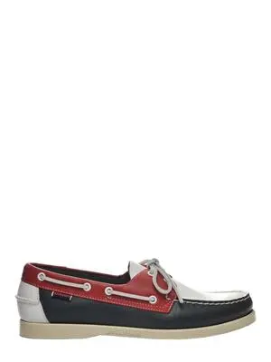 SEBAGO Portland Spinnaker Boat Shoes - Navy-red-white