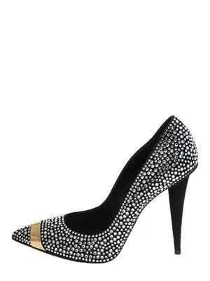 GIUSEPPE ZANOTTI Ester Crystal Embellished Pumps - Black