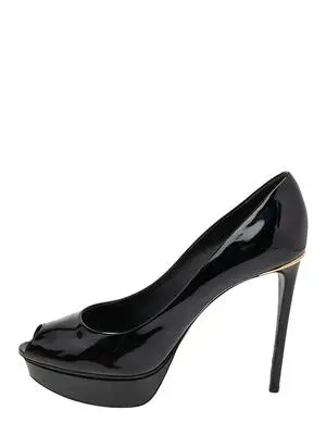LOUIS VUITTON Eyeline Peep-toe Pumps - Black