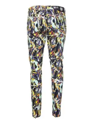 Kenzo Printed Tapered Jeans - Blue