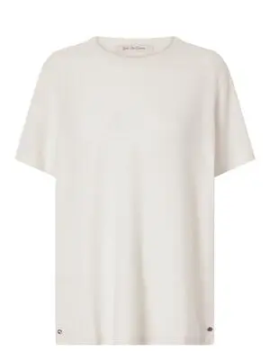 GOD’S TRUE CASHMERE God's True Cashmere Signature Knitted Cashmere T-Shirt