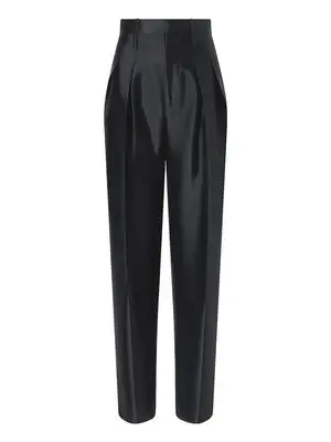 Bottega Veneta Twill Straight-leg Pants - Black