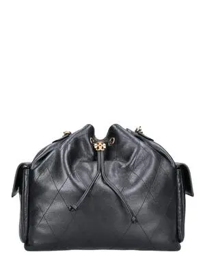 Tory Burch Charlie Shoulder Bag - Black