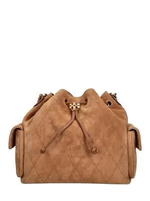 Tory Burch Tory Burch Charlie Shoulder Bag Brown