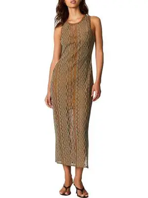 Steve Madden Nyssa Sleeveless Maxi Dress - Rust Multi