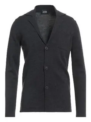 Alpha Studio Merino Wool Cardigan - Grey