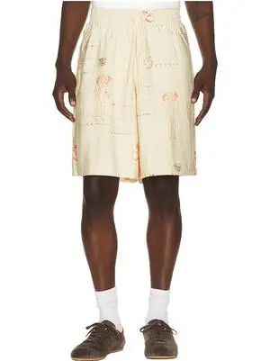 MISBHV Devil & Angel Postcard Shorts - Multi