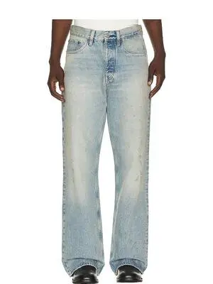 SUNFLOWER Relaxed Boot Cut Jean In Light Wash - Paint Worn