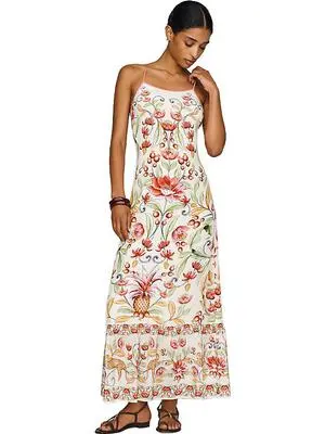Farm Rio Printed Strappy Maxi Dress - Elsa