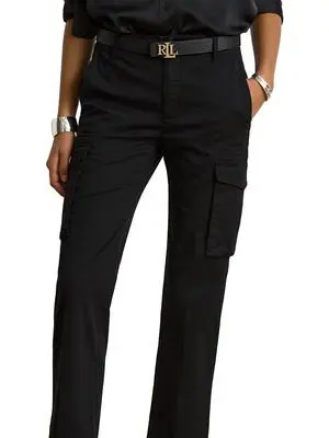 Ralph Lauren Ralph Lauren Cropped Cargo Chino Pants Black