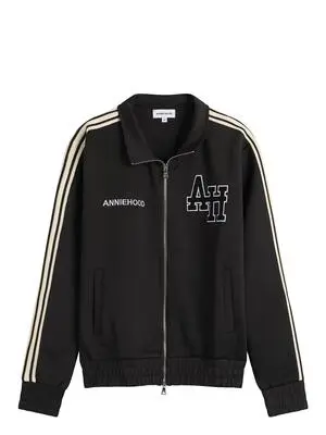 ANNIE HOOD College Track Jacket - Black
