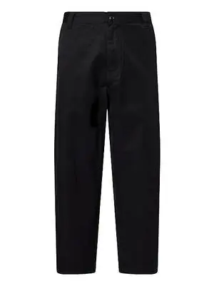 Carhartt Work In Progress Brady Straight-leg Cotton Trousers - Black