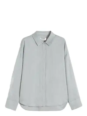 Max Mara Max Mara Long-Sleeved Shirt Light Blue