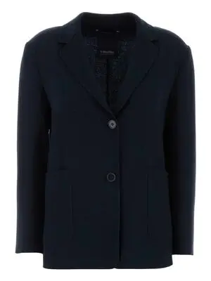 Max Mara Azzurra Single-breasted Blazer - Black