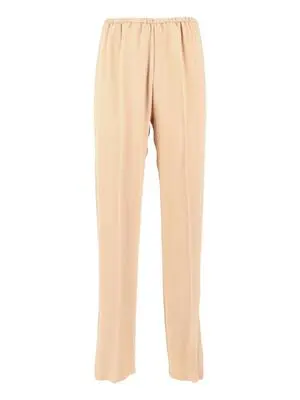 FORTE_FORTE Elastic Waist Casual Pants - Nude