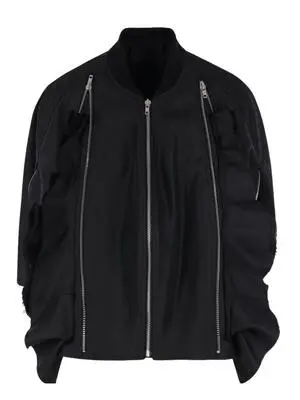 COMME DES GARÇONS Comme Des Garcons Ruffled Zip-Detail Jacket