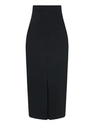 THE ROW Iphora Front-slit Maxi Skirt - Black